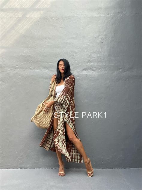 KS Summer KimonoVacation Look Loose Fit RobeBeach Cover Etsy