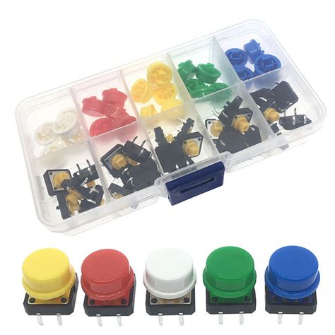 5 Kleuren 121273mm Micro Switch Knop Tact Cap T Vicedeal