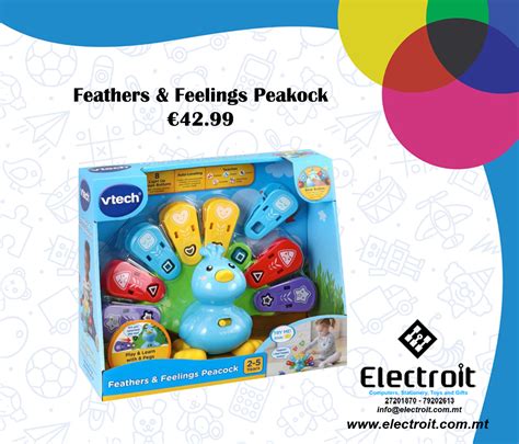 Vtech Feathers And Feelings Peakock Electroit