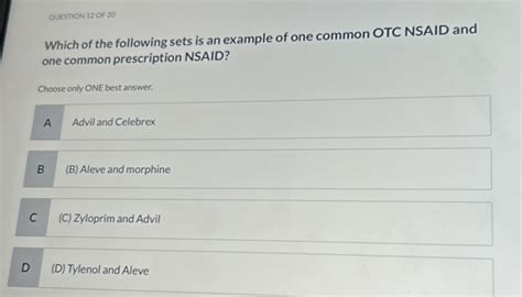 QUESTION 12 OF 20 Which Of The Following Sets StudyX