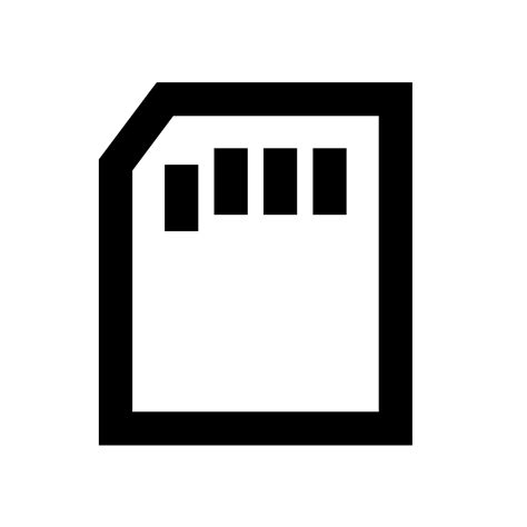 Sd Card Solid Vector SVG Icon SVG Repo