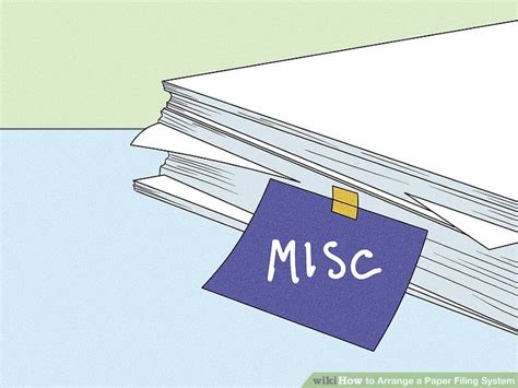 3 Ways To Arrange A Paper Filing System WikiHow