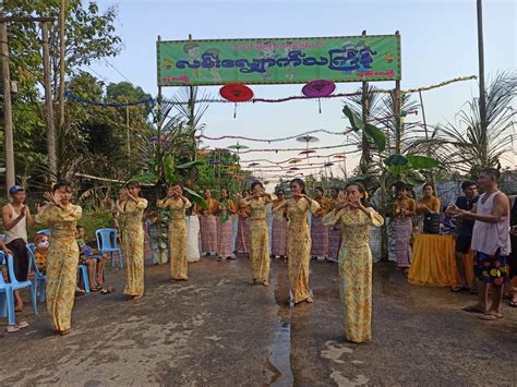 ထန်းတပင်မြို့နယ်တွင် မြန်မာ့ရိုးရာမဟာသင်္ကြန်ပွဲတော် လမ်းလျှောက်သင်္ကြန