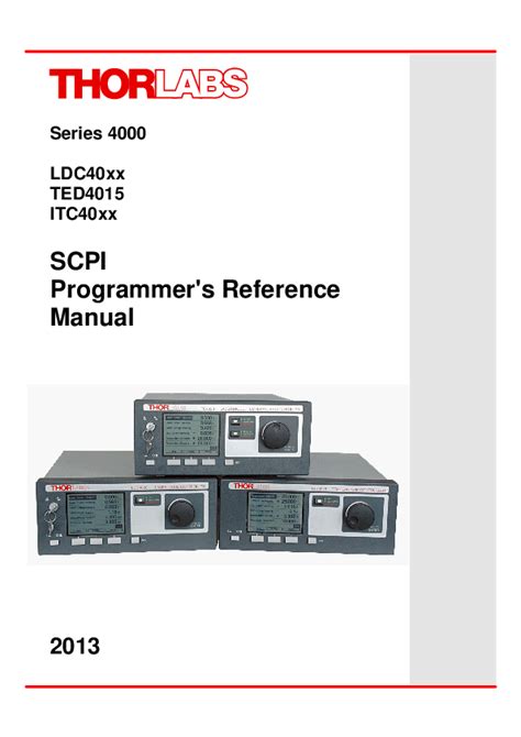Thorlabs Device Database