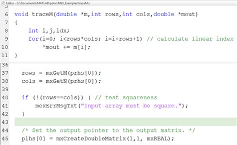 C Mex Programming Tutorial Examples Pick Of The Week Matlab And Simulink