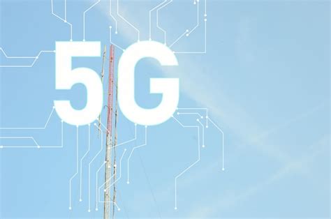 Premium Photo The Concept Of Stepping Into 5g Communication System