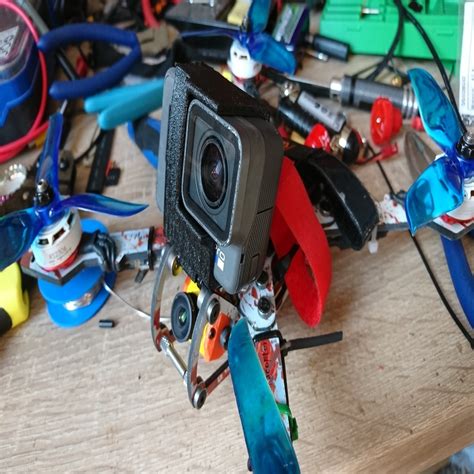 Free 3d File Freestyle 250 Frame Gopro Hero 5 6 7 Mount・design To Download And 3d Print・cults