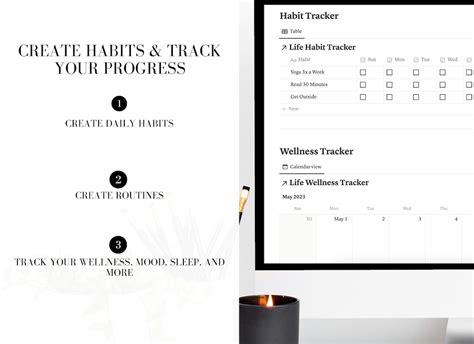 Get Your Life Together Notion Template Life Planner Aesthetic Notion Digital Life Planner Basic