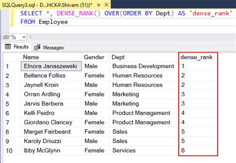 sql server row number