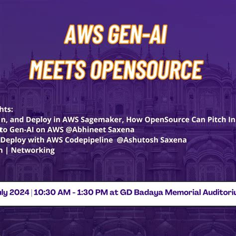 See Aws Gen Ai Meets Opensource At Cncf Cloud Native Jaipur