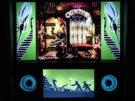 Catacomb Stern 1981 B2s Stencil Art Backglass Resources Virtual Pinball Universe