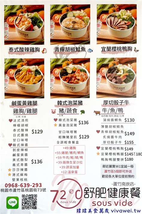 桃園南崁美食｜『72度c舒肥健康餐 蘆竹南崁店』超澎派又美味的健康餐盒推薦~份量實在~好吃無負擔~ 瑋瑋＊美食萬歲