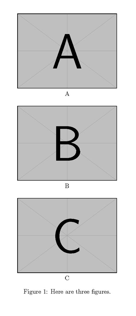 Subfloats How To Do 3x1 Subplots In One Figure Tex Latex Stack