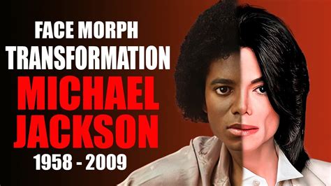 Michael Jackson Transformation Face Morph Evolution 1958 2009 Youtube