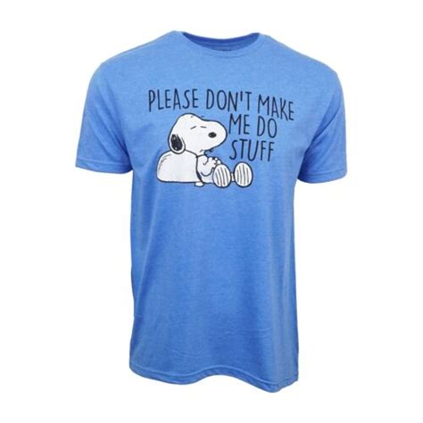Peanuts Dont Make Me Do Stuff T Shirt Ebay