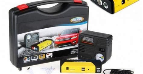 Комплект стартерно устройство High Power Jump Starter за кола и компресор