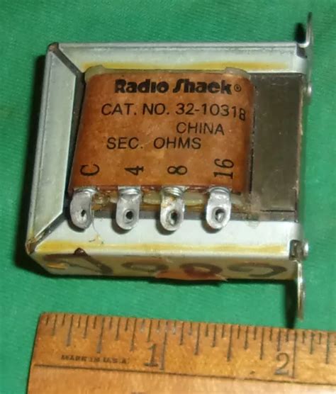 Realistic 32 1031b 70 Volt Line Transformer 10 Watt Appears Unused