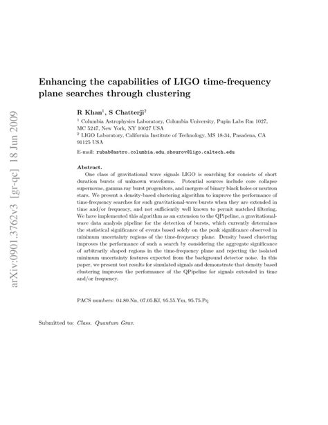 Enhancing The Capabilities Of Ligo Time Frequency Plane Searches