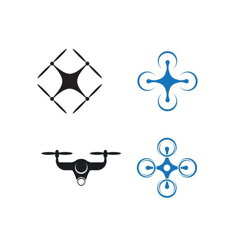 Drone Logo Vector 17556107 Vector Art At Vecteezy