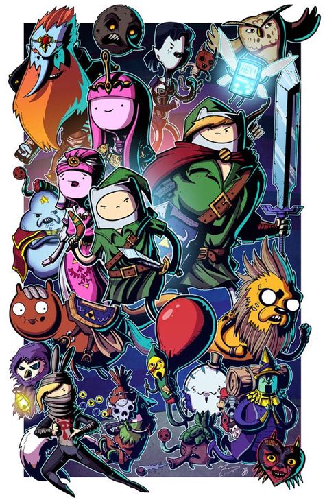 Ocarina Of Adventure Time Collab W Mike Vasquez By Joehoganart On