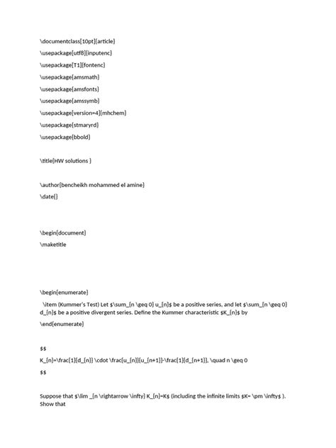 Code Hw Pdf Summation Mathematics