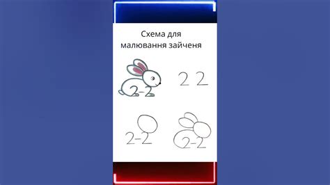 малюємо зайчика якнамалювати зайчик малювання намалюй урокималювання повтори малюнок