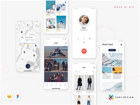 Nove Mobile UI Kit Design Sale Off By Capi Product On Dribbble