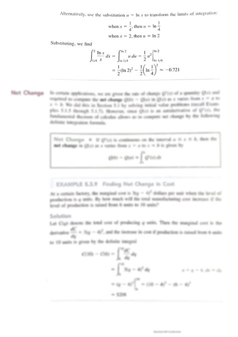 SOLUTION Calculus Solution And Net Change Studypool