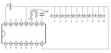 mr breadboard 4060 14 stage ripple carry binary counters