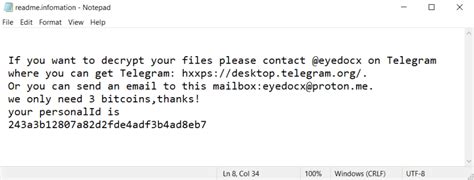 How To Remove Eyedocx Ransomware And Decrypt Encrypted Files Bugsfighter
