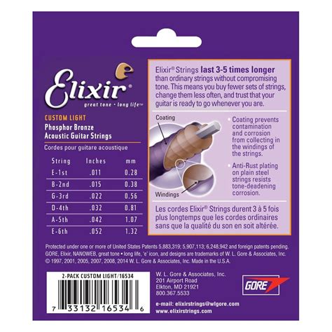 Elixir 12 String Acoustic Guitar Strings Flash Sales