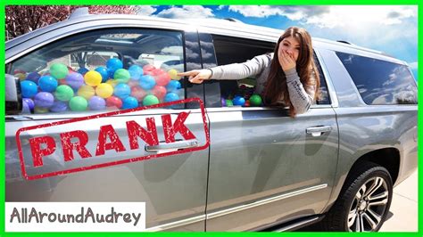 Plastic Ball Prank On My Dad Allaroundaudrey Youtube
