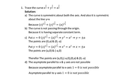 Curve Tracing Cartesian Form Pptx Physics Science Curve Tracing Cartesian Form Pptx Physics Science