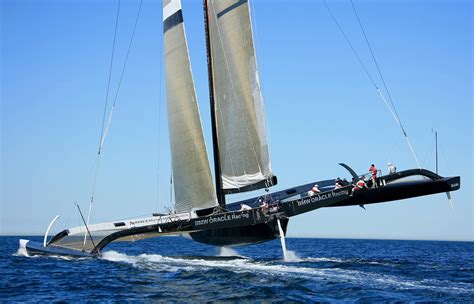Racing Sailboat Wallpaper