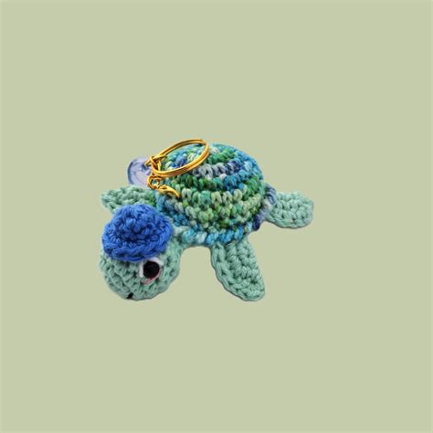 Splashy The Sea Turtle Keychain Cape Town Crochet And Knitting