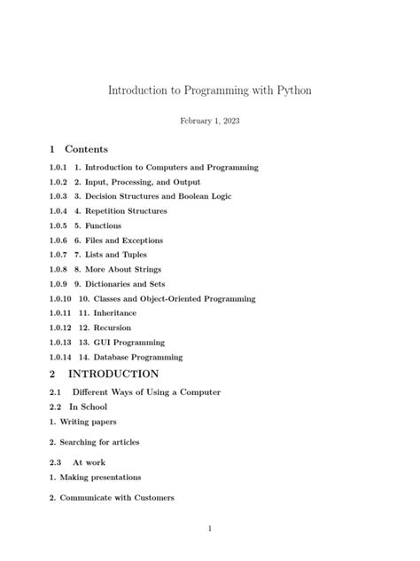 Introduction To Programming With Python Pdf Computer Program Programming