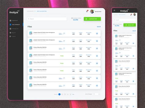 Data Validation Template Designs Themes Templates And Downloadable Graphic Elements On Dribbble