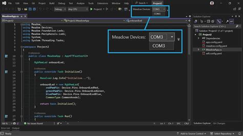 hello meadow ccm devkit wilderness labs developer portal