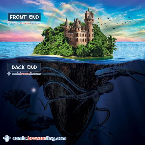 Zenfolio Browserling Inc Front End Vs Back End Programming Joke