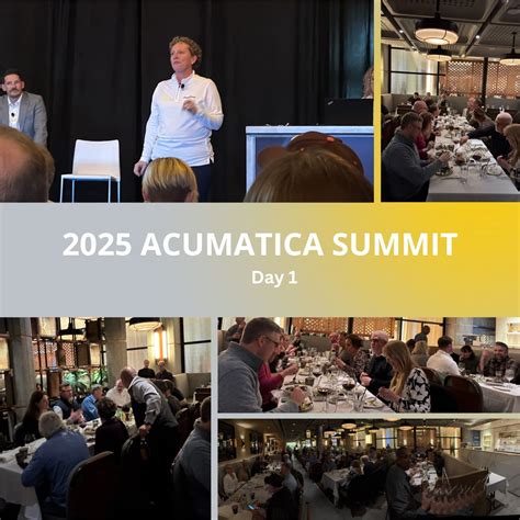 Algorithm Inc On Linkedin Day 1 Of Acumatica Summit Was A Success For