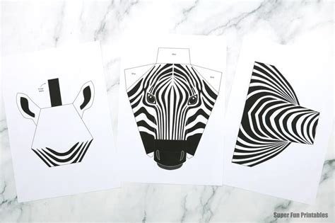 Zebra Craft Template