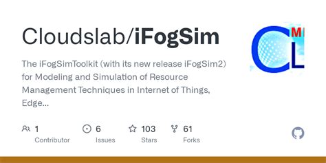 github cloudslab ifogsim the ifogsim toolkit for modeling and