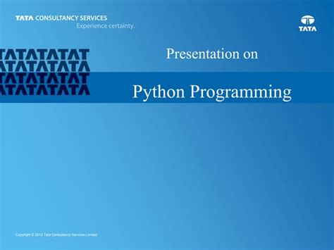 Introduction To Basics Of Python Pptx