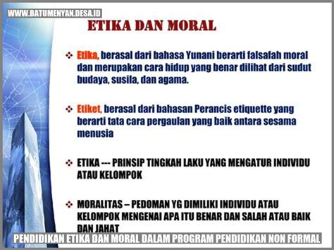 Makna Mendalam Di Balik Pelajaran Etika Dan Moral Batu Menyan