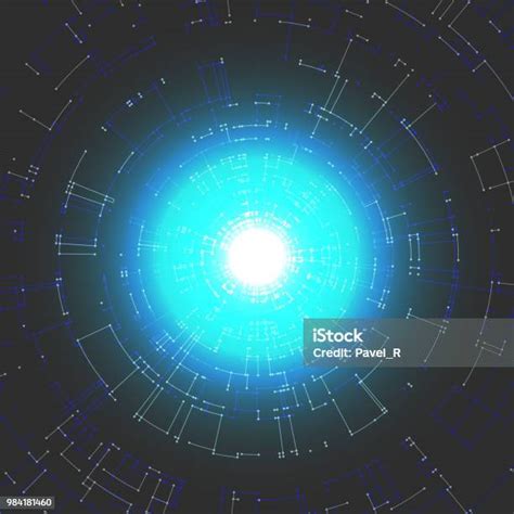 선과 어두운 배경에 점 들을 연결합니다 추상 네트워크 연결 디자인 개념입니다 기술 디자인 벡터 배경 라인 및 포인트 디지털 기하학적 추상화 0명에 대한 스톡 벡터 아트 및