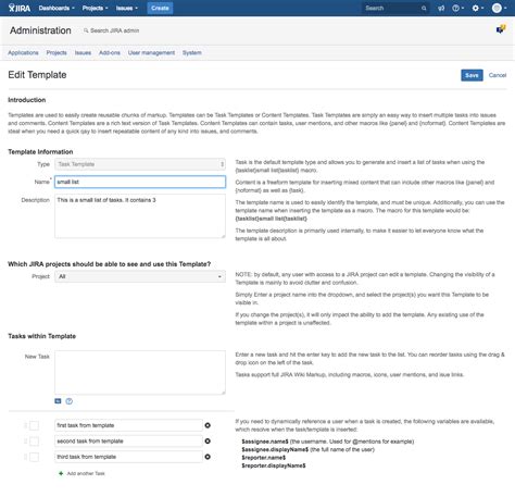 Template Jira Task At Isabelle Rivers Blog