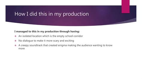 Creating Meaning In Media Language Pptx