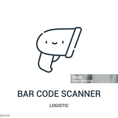 물류 컬렉션에서 바코드 스캐너 아이콘 벡터 얇은 라인 바 코드 스캐너 개요 아이콘 벡터 일러스트 레이 션 0명에 대한 스톡 벡터 아트 및 기타 이미지 Istock