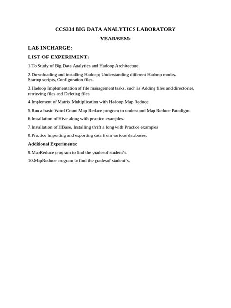 Ccs334 Big Data Lab Pdf