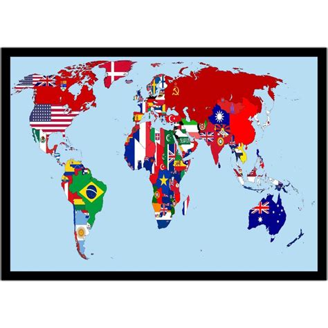 Mapa Mundi Continentes